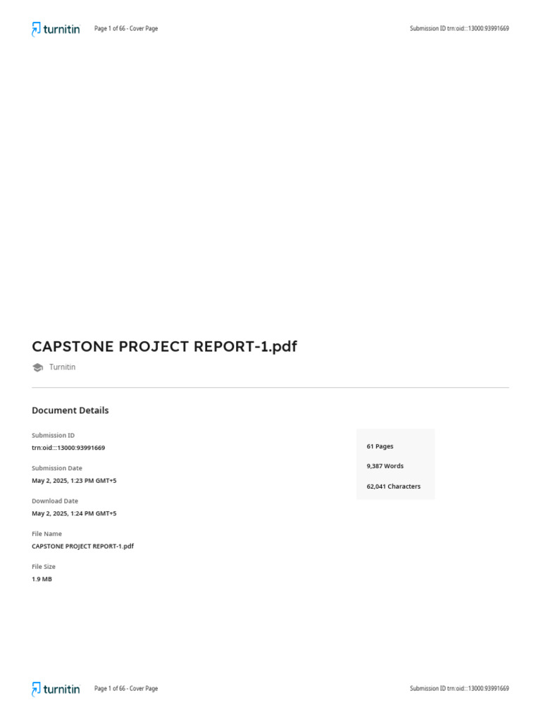 Similarity - Capstone Project Report-1 | PDF | Citation | Publishing