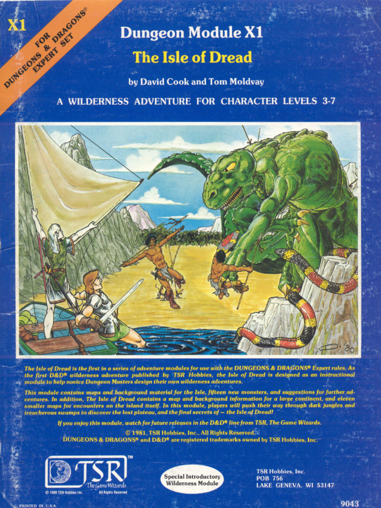 9043c X1 Isle of Dread | PDF