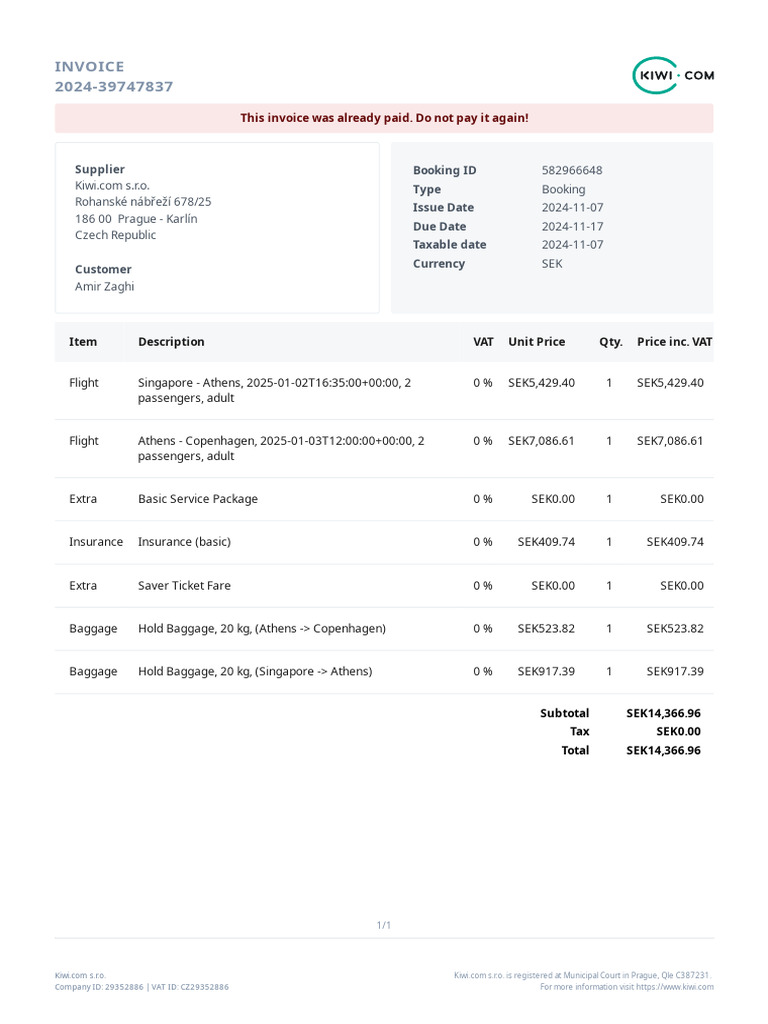 invoice_2024_245a1b6037aa4d5f_582966648 | PDF | Value Added Tax | Invoice