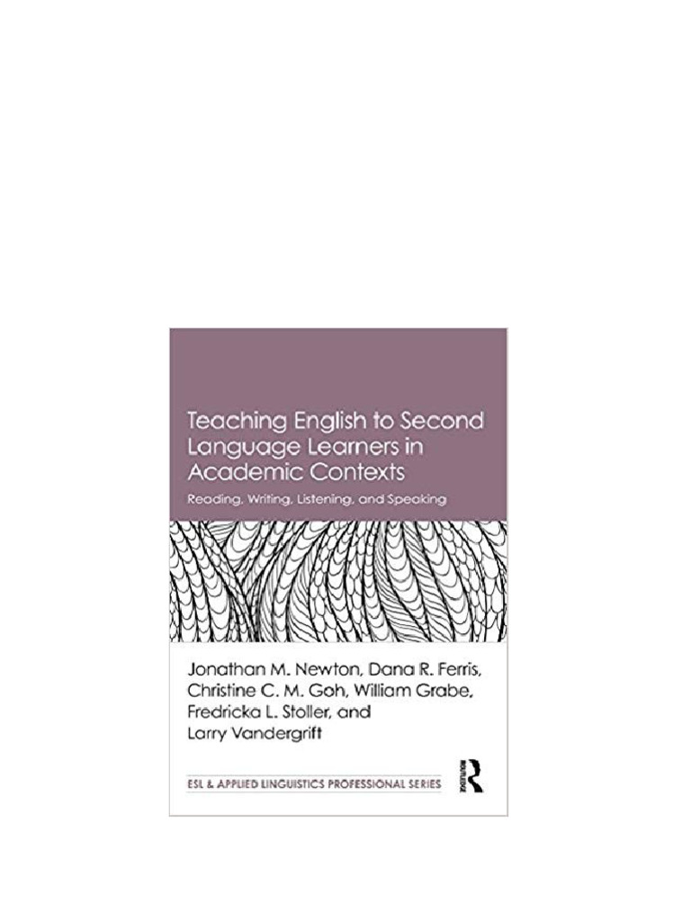 (Ebook PDF) Teaching English To Second Language Learners in Academic Contexts PDF Download | PDF ...