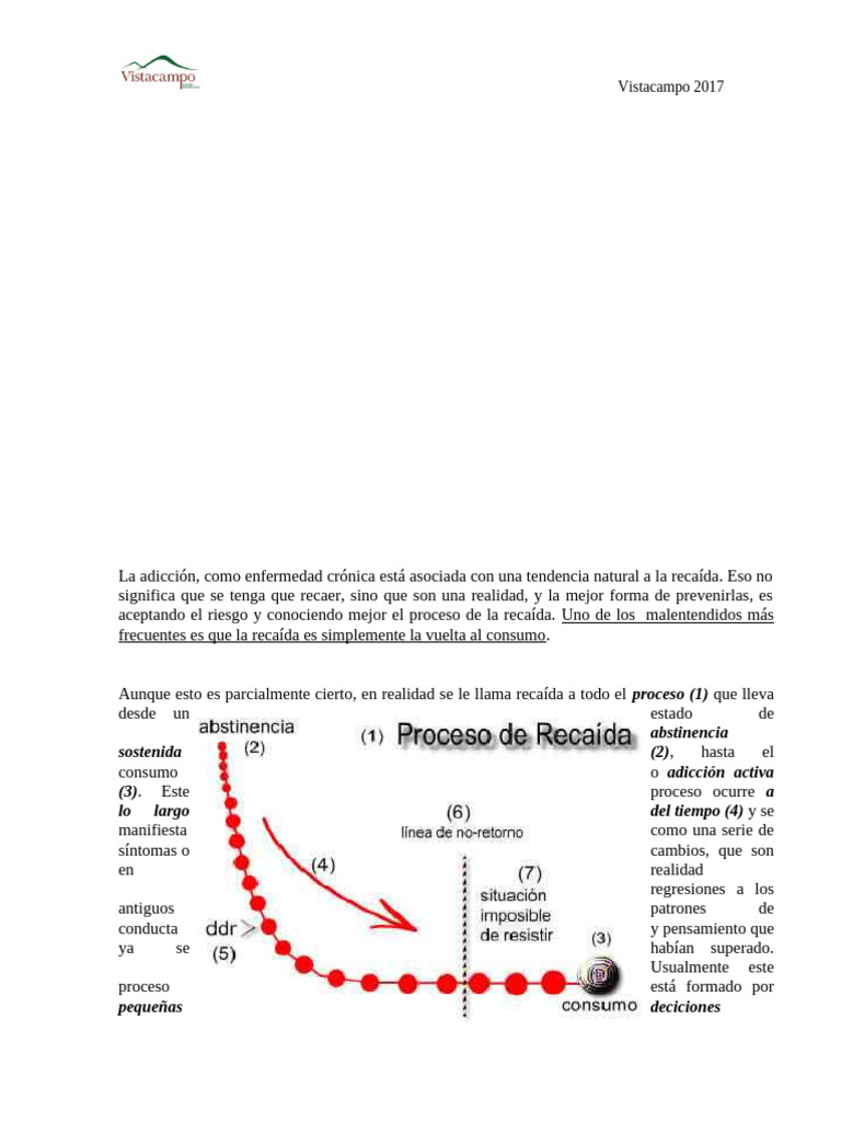 El Proceso de La Recaida | PDF | Comportamiento | Pensamiento