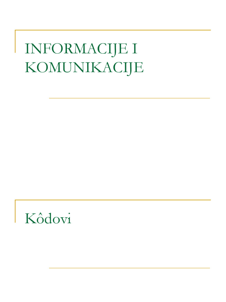 2 Kodovi | PDF
