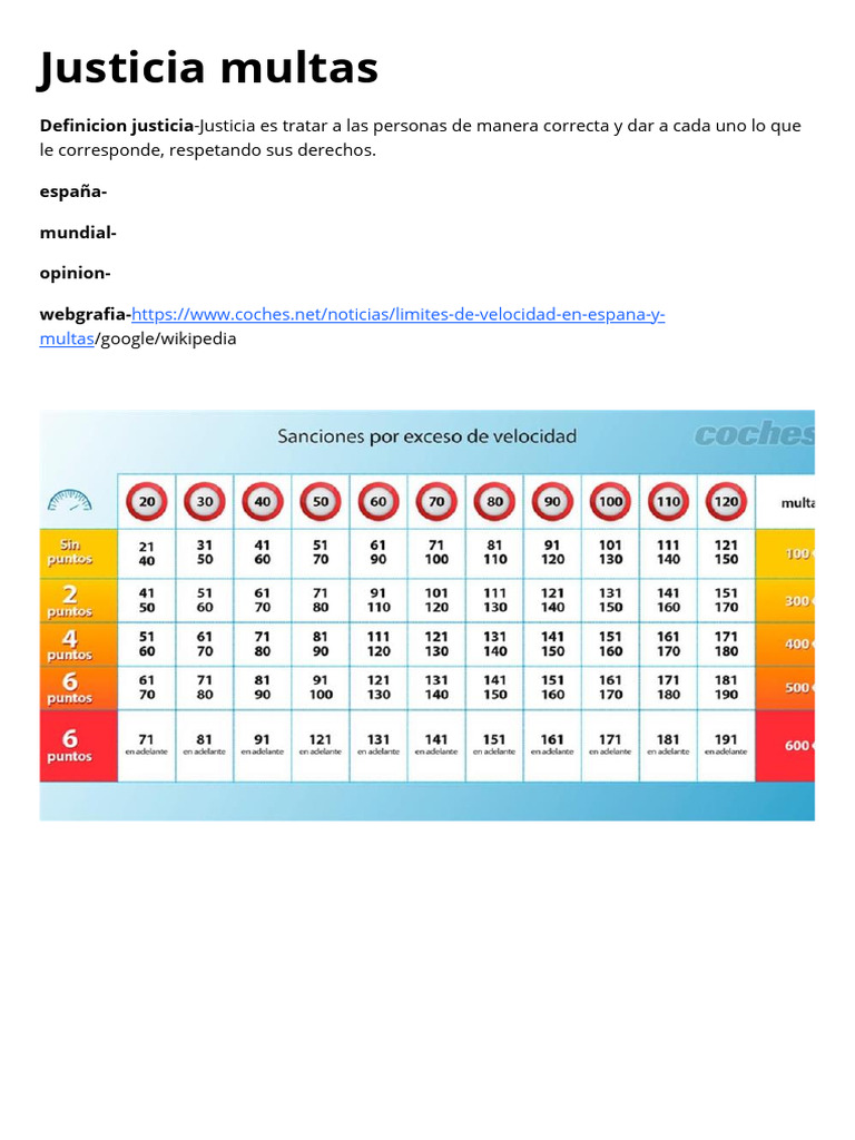 Justicia Multas | PDF