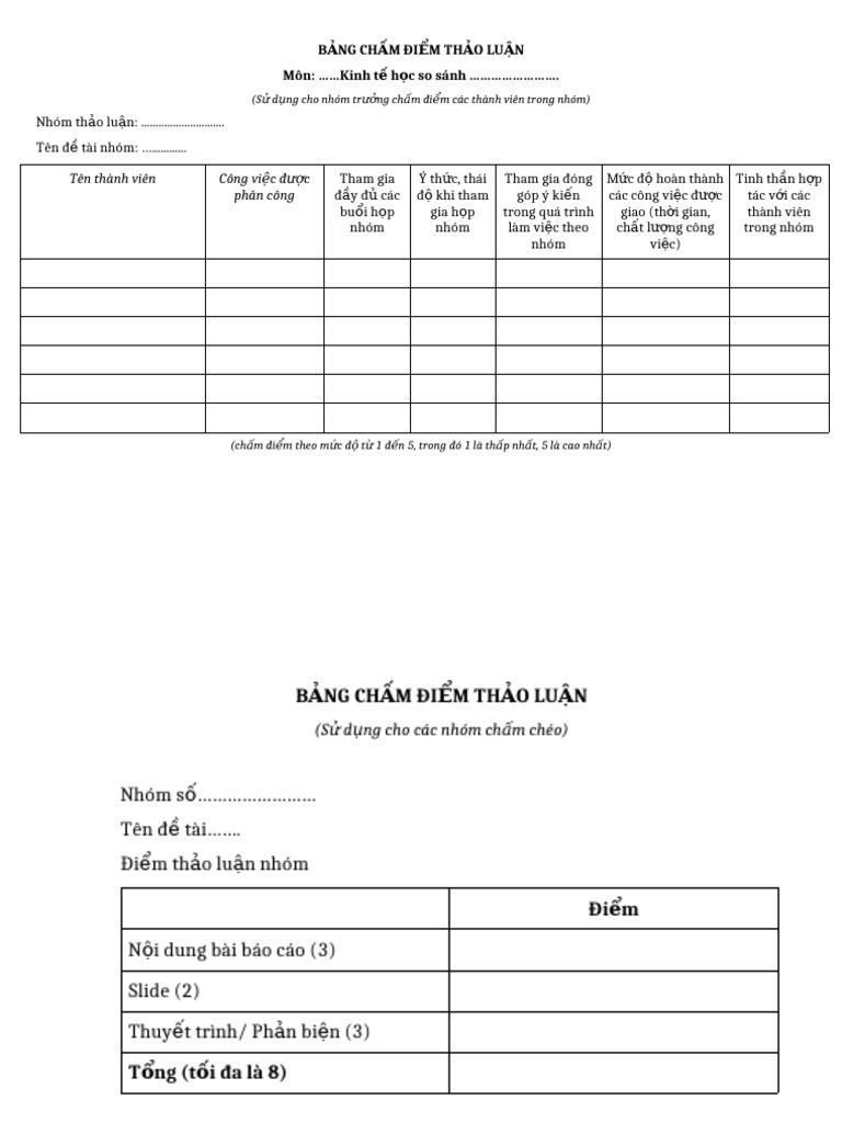 Cham Diem Thao Luan | PDF