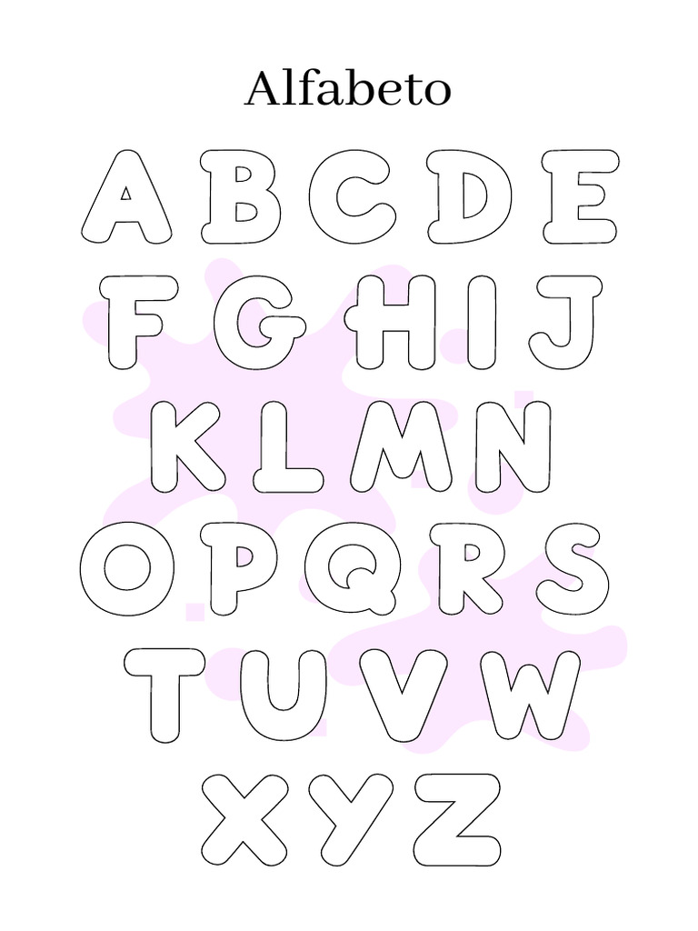 Alphabet Coloring Worksheet | PDF