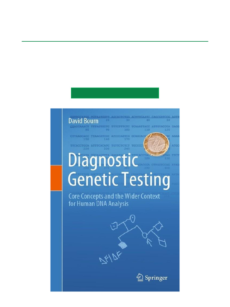 Diagnostic Genetic Testing Core Concepts and The Wider Context For ...