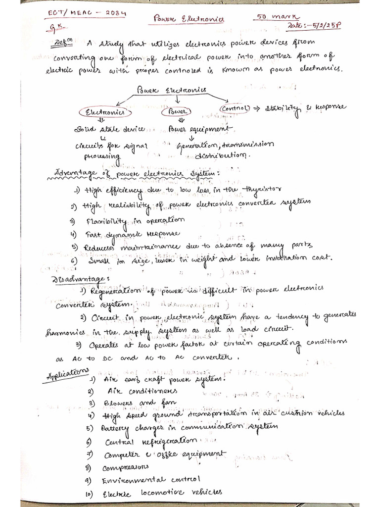 Power Electronics Main | PDF