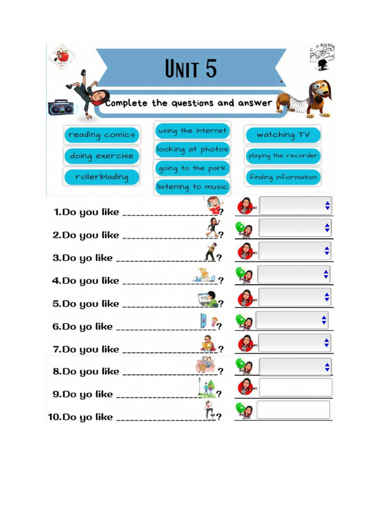 Unit 5 Fun Time 12 | PDF