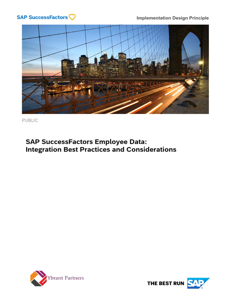 SuccessFactors Employee Data Integration Best Practices | PDF ...