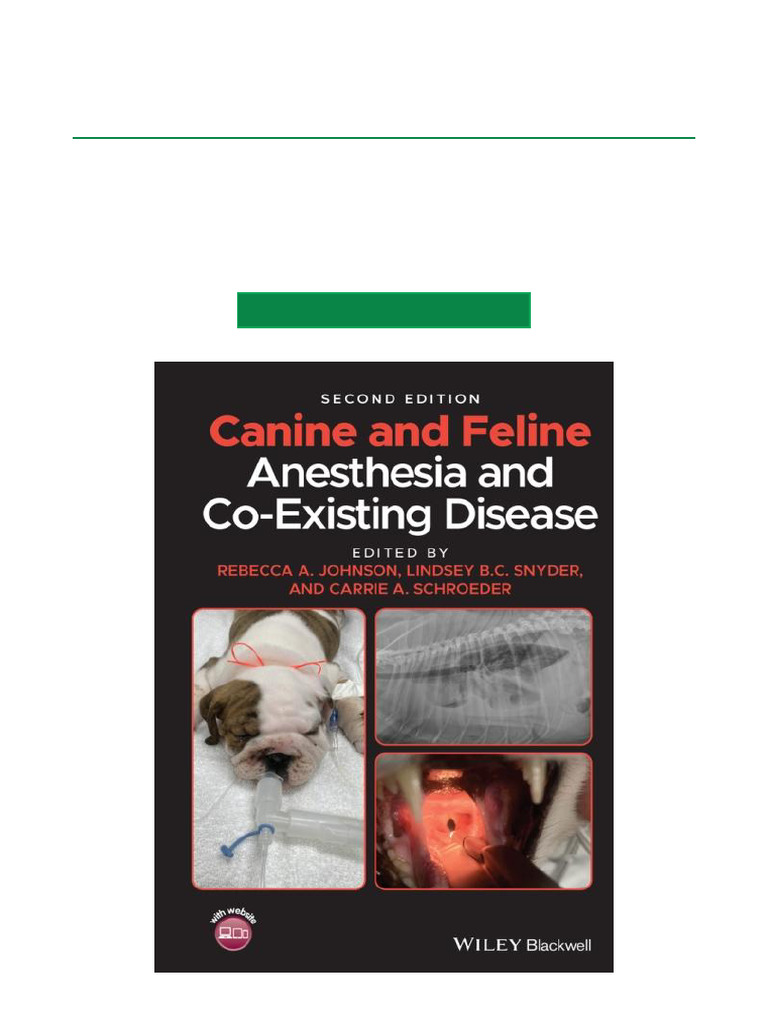 Canine and Feline Anesthesia and Co Existing Disease - 2nd Edition ...
