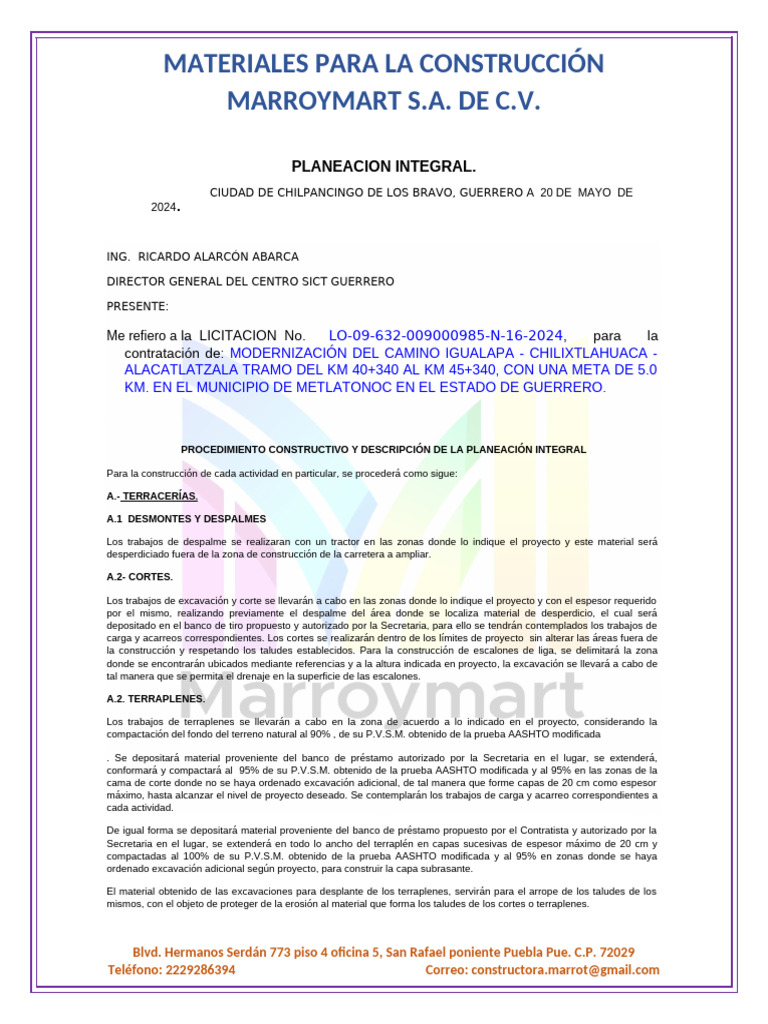 Documento 3 Proceso Constructivo | PDF | Hormigón | Cemento