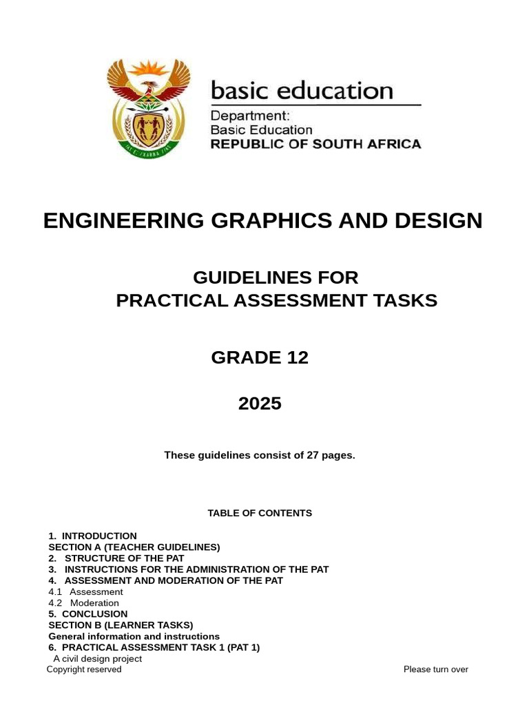 Egd Pat 2025 | PDF | Educational Assessment | Drawing