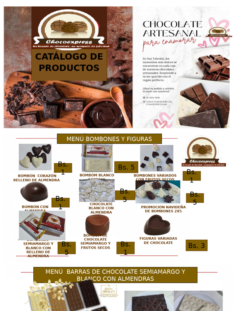 Catálogo Chocoexpress | PDF