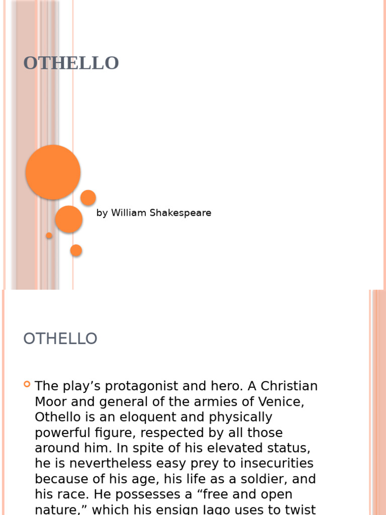 Othello_Character_Analysis_Project | PDF | Othello | Iago