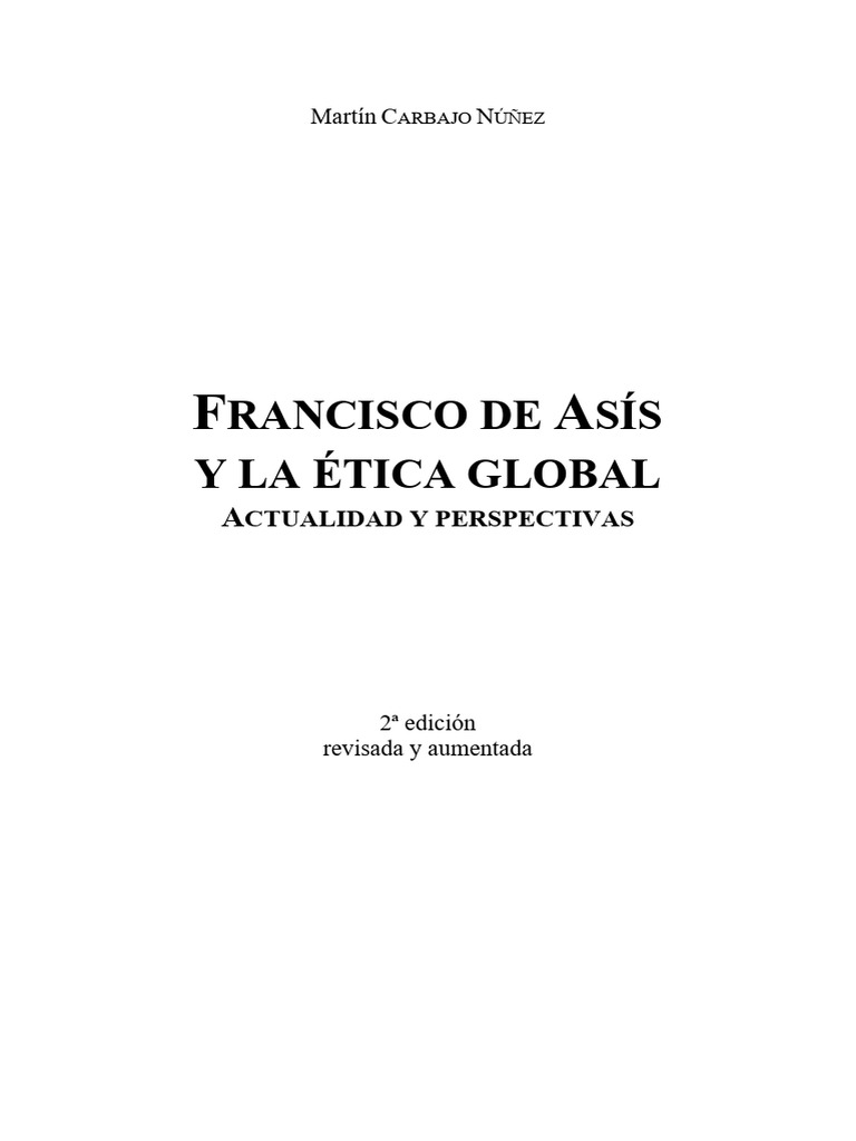 19pgsINTRO 2ed Fco y Etica Global | PDF | Papa Francisco | Papa Benedicto Xvi