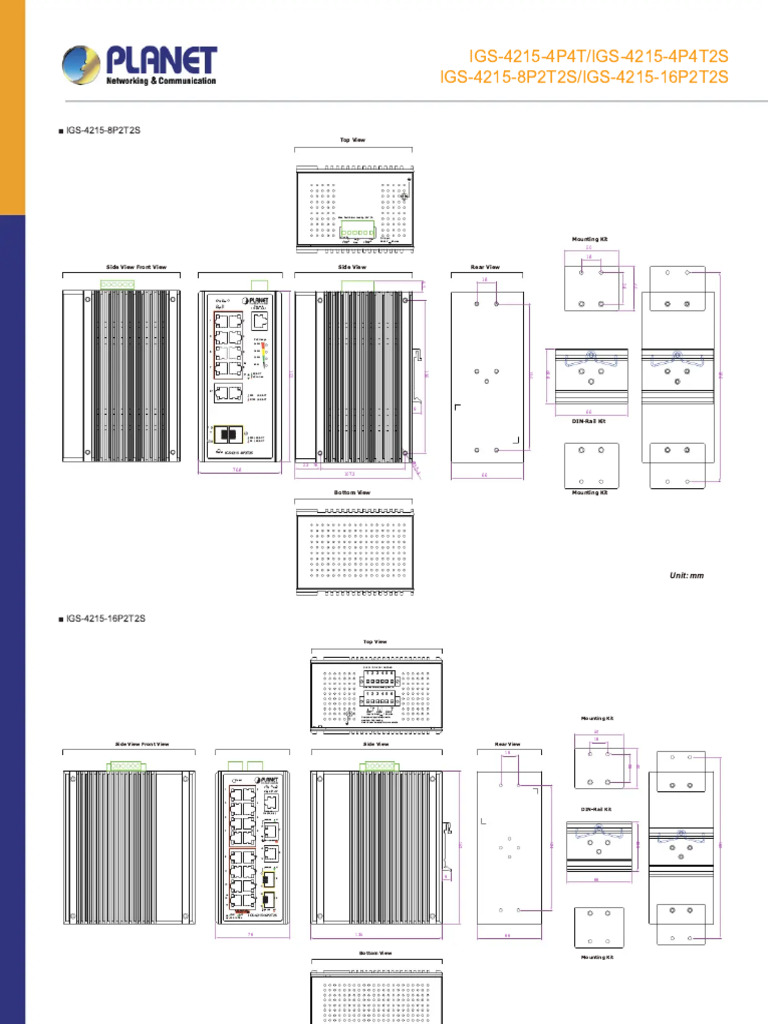 Manual Planet IGS-4215-8P2T2S | PDF