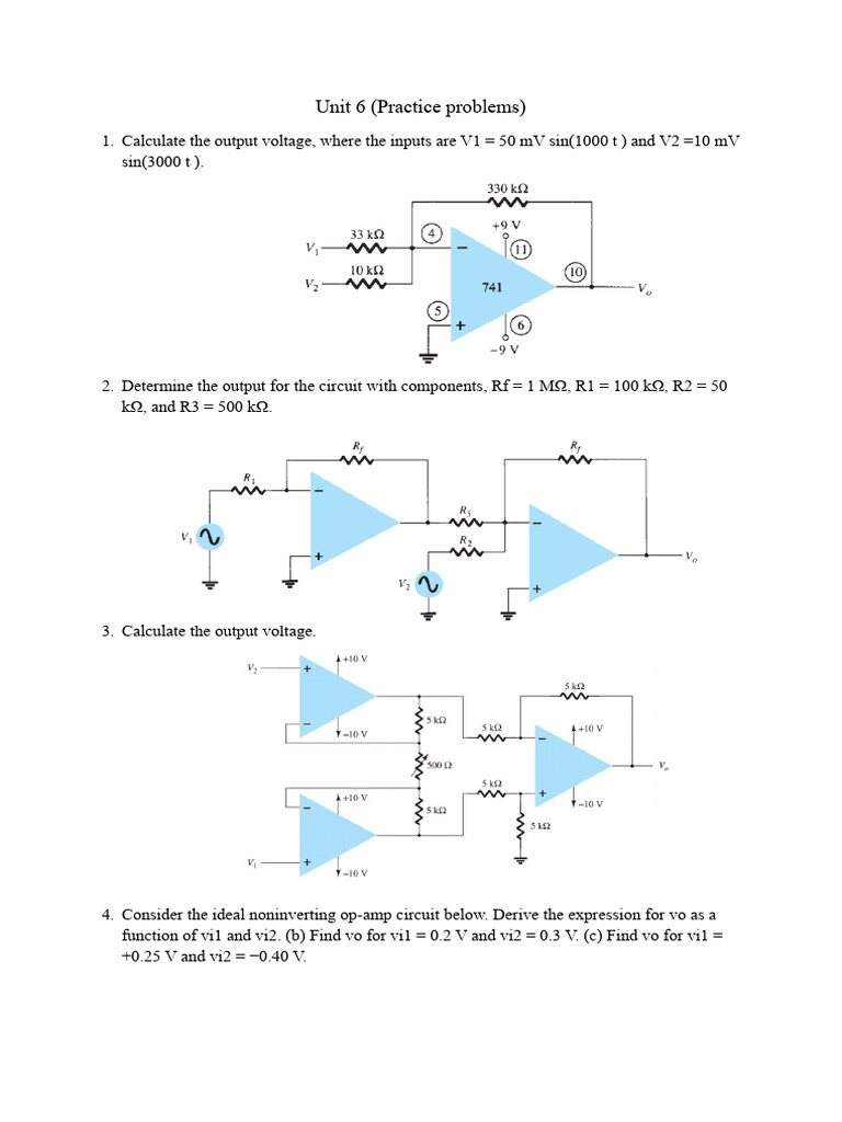 Unit 6 Practice Ques | PDF