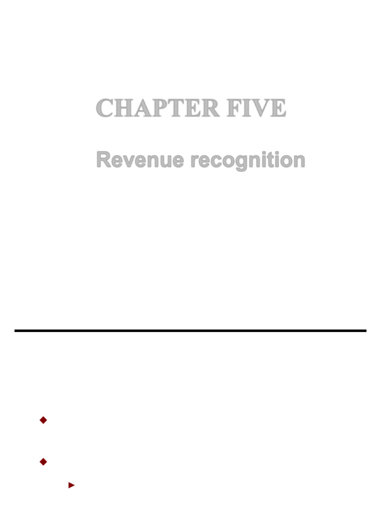 Revenue Recognition: Five-Step Process | PDF | Prices | Fair Value