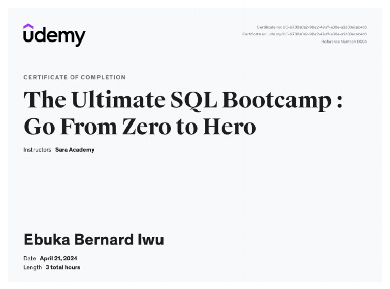 SQL Bootcamp PDF | PDF