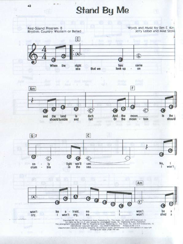Ben E King - Stand by Me | PDF