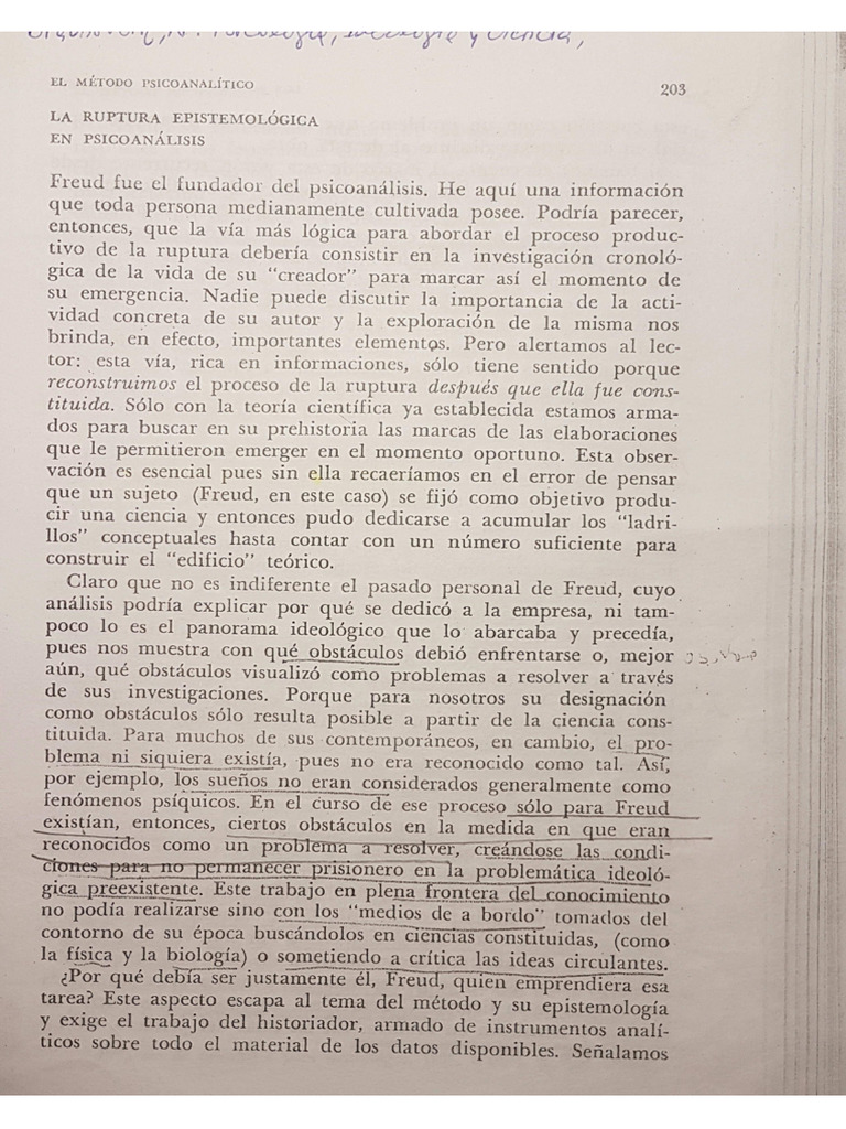 Braunstein La Ruptura Epistemolgica | PDF