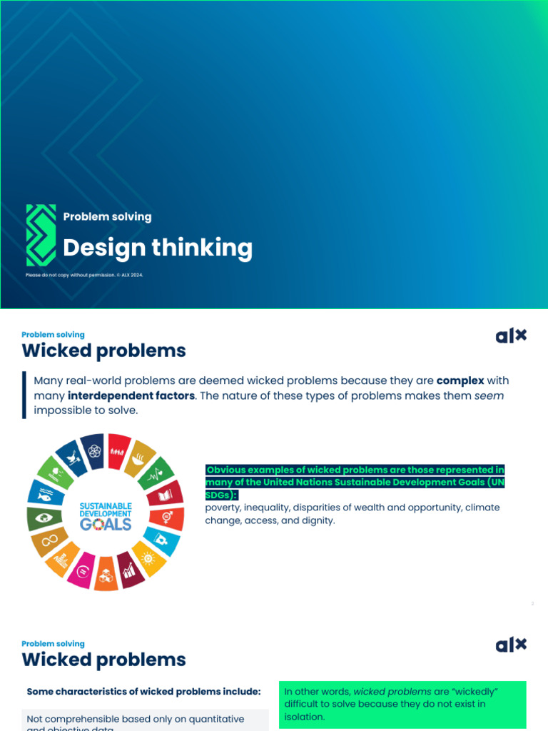 Design Thinking (Slides) (Re-Brand) | PDF | Design Thinking | Thought