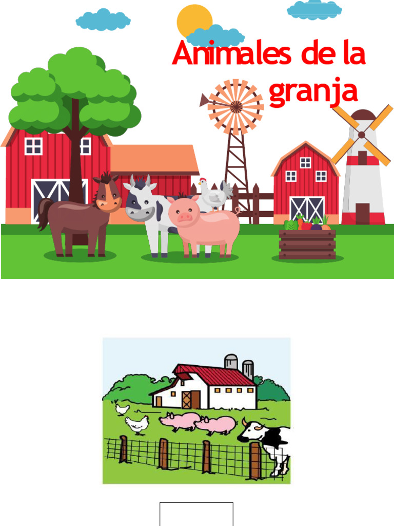 Animales de La Granja | PDF | Granjas | Ganado