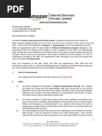 Amazon Data Analyst Offer Letter 2023 | PDF | Legal Remedy | Economies