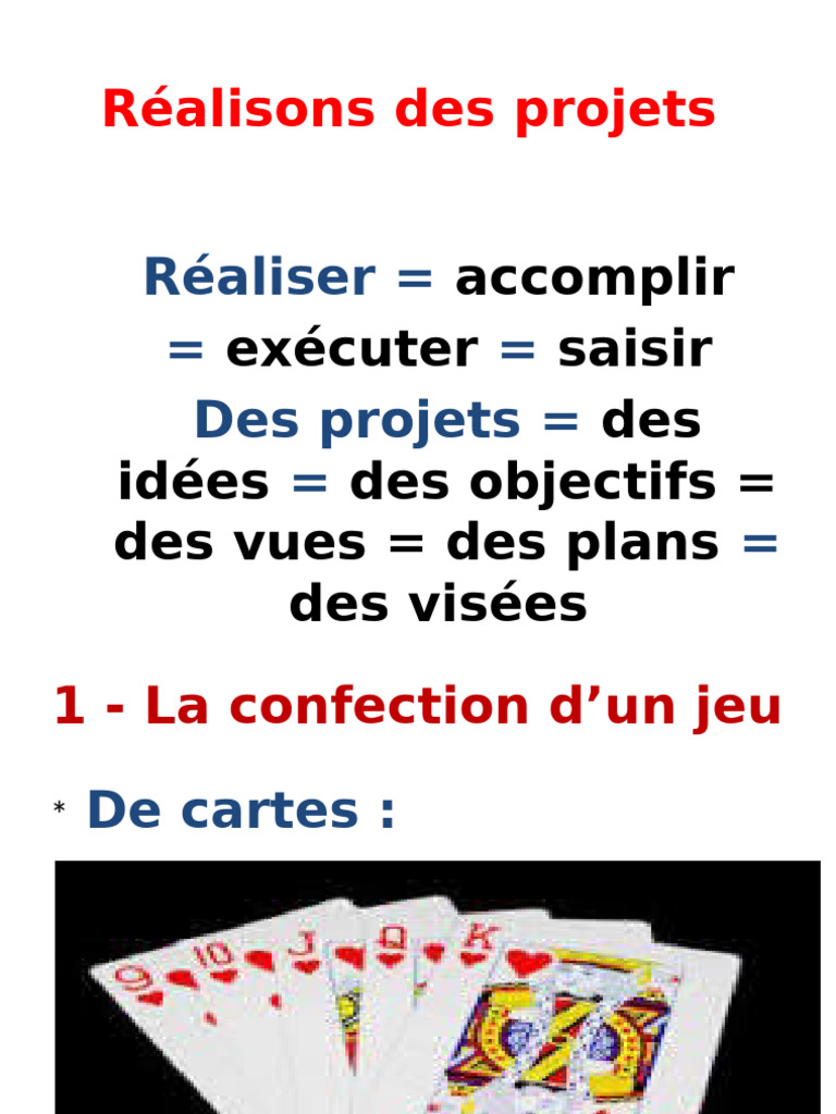 Réalisons des projets 5ème présentation du module 7 | PDF