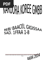 Unka Madaallii Daree 2015 | PDF