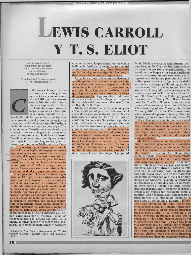Eliot Elizabeth Sewell | PDF