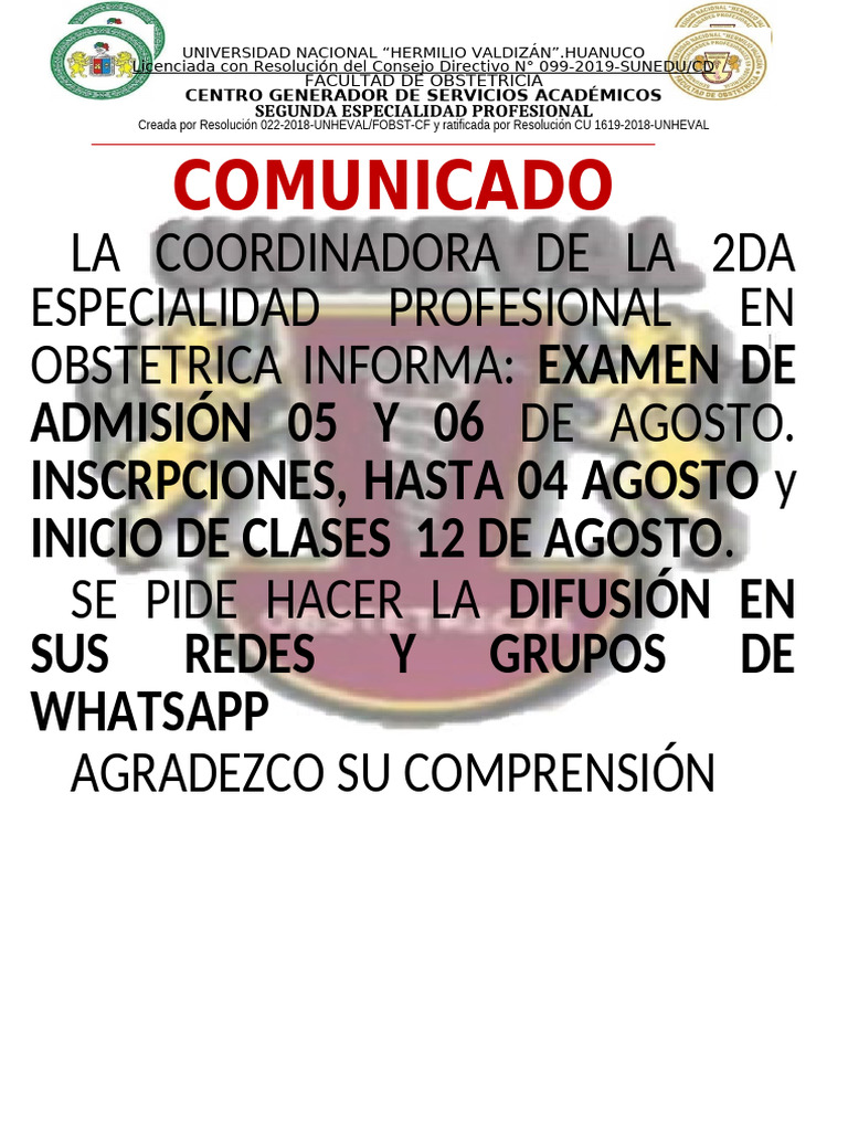 Comunicados 2023. Actual | PDF | Salud maternal | Medicina