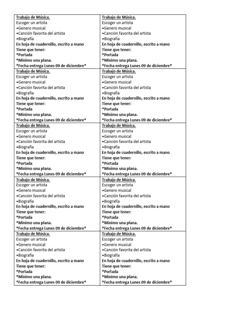 Trabajo de Música Septimo | PDF | Musicología | Las artes escénicas