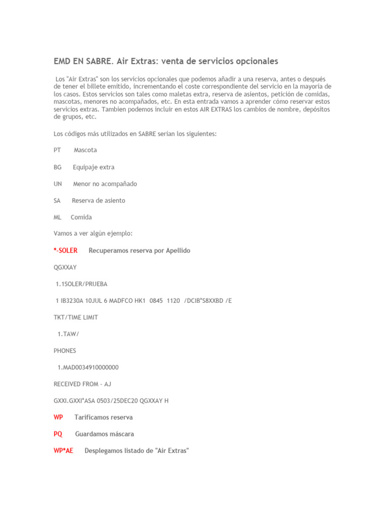 Emd en Sabre 1 | PDF