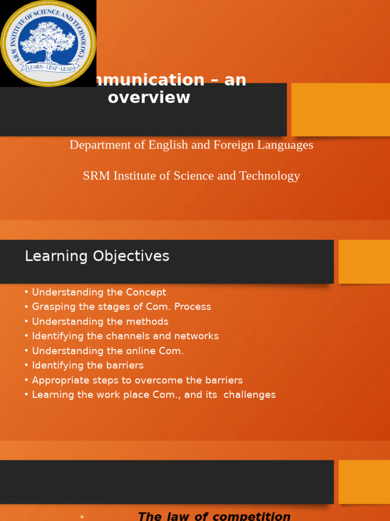 Class 2 Com ppt | PDF | Communication | Nonverbal Communication