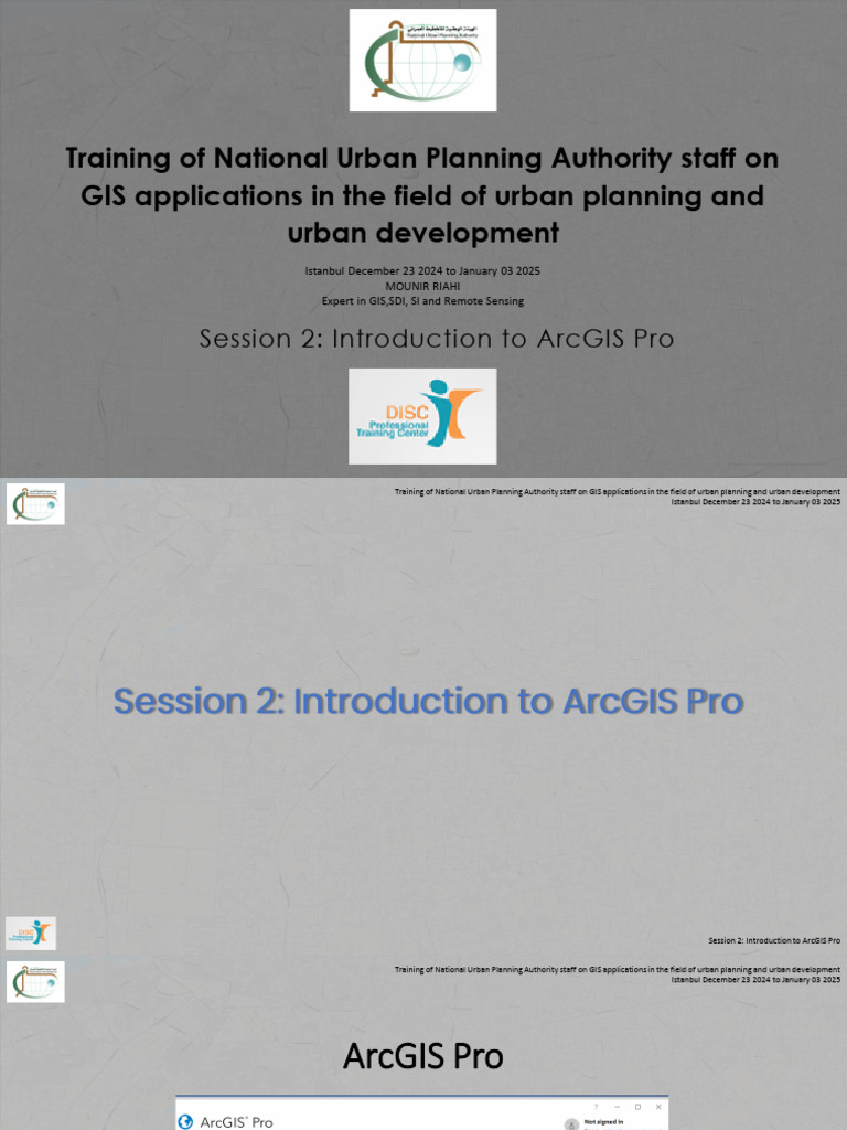 Session02 Introduction To ArcGIS Pro | PDF | Arc Gis | Geographic Information System