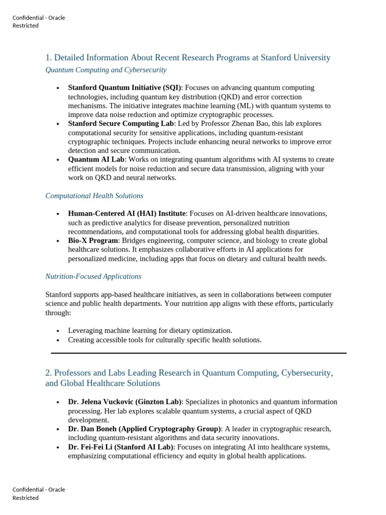 Sample_1_Stanford_Interview_Details | PDF | Quantum Computing | Machine ...