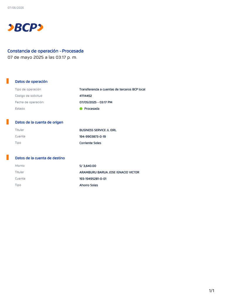 Constancia - de - Operacion - 2025-05-07T151729.807 | PDF