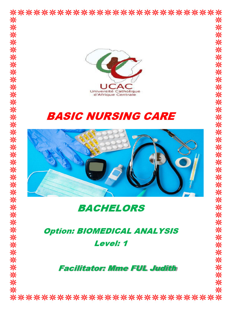 Cover Page Basic Nursing Care | PDF