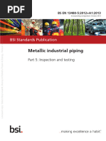 EN 13480-5: Inspection & Testing Standards | PDF