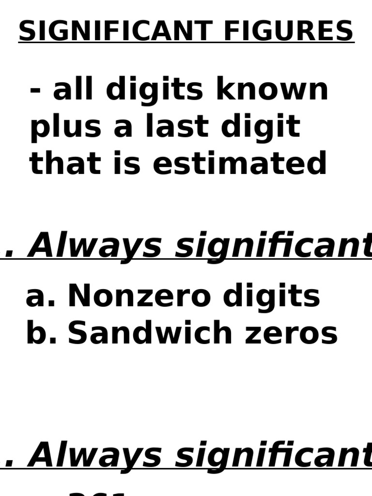SIgnificant Figures, Accuracy, Precision, Mass | PDF