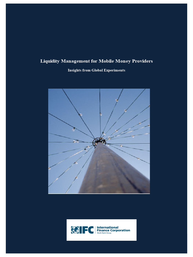 WP Tool 10 5 Liquidity Management Series IFC Mobile Money Toolkit ...