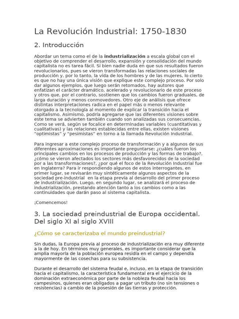 Blo Ques | PDF | Revolución industrial | Capital (economía)