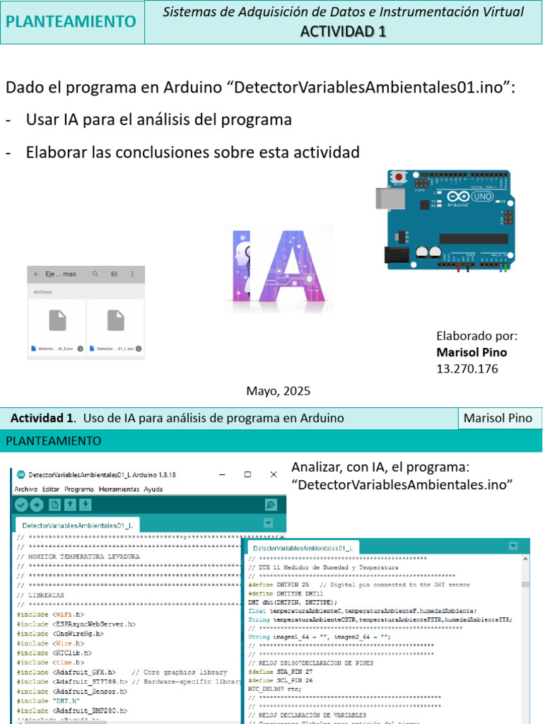 Analisis IA Arduino | PDF | Programa de computadora | Programación