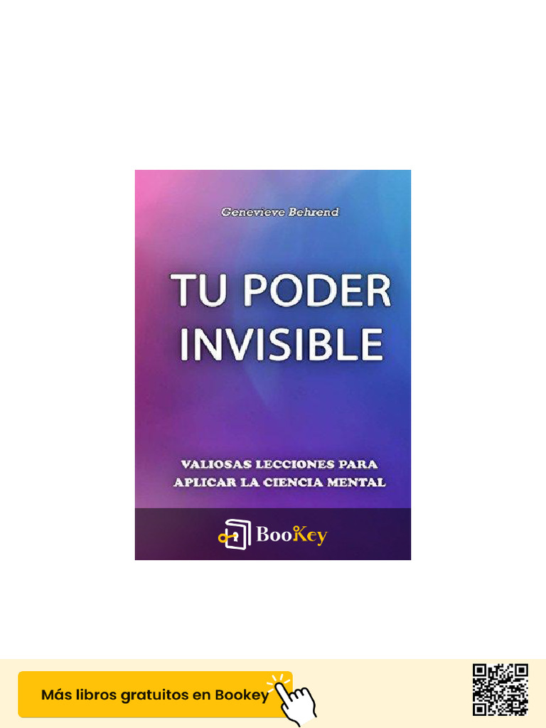 Tu Poder Invisible PDF | PDF | Pensamiento | Mente