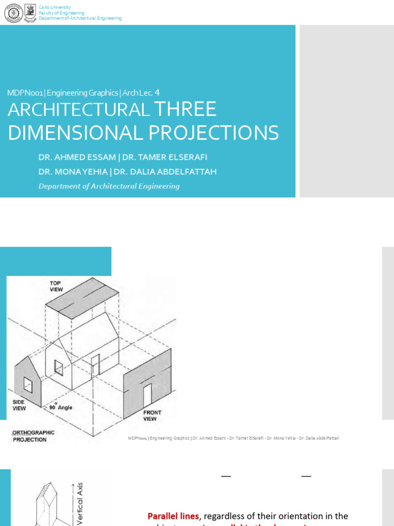 Lecture 4 - Three Dimensional Views PDF | PDF | Elementary Geometry ...