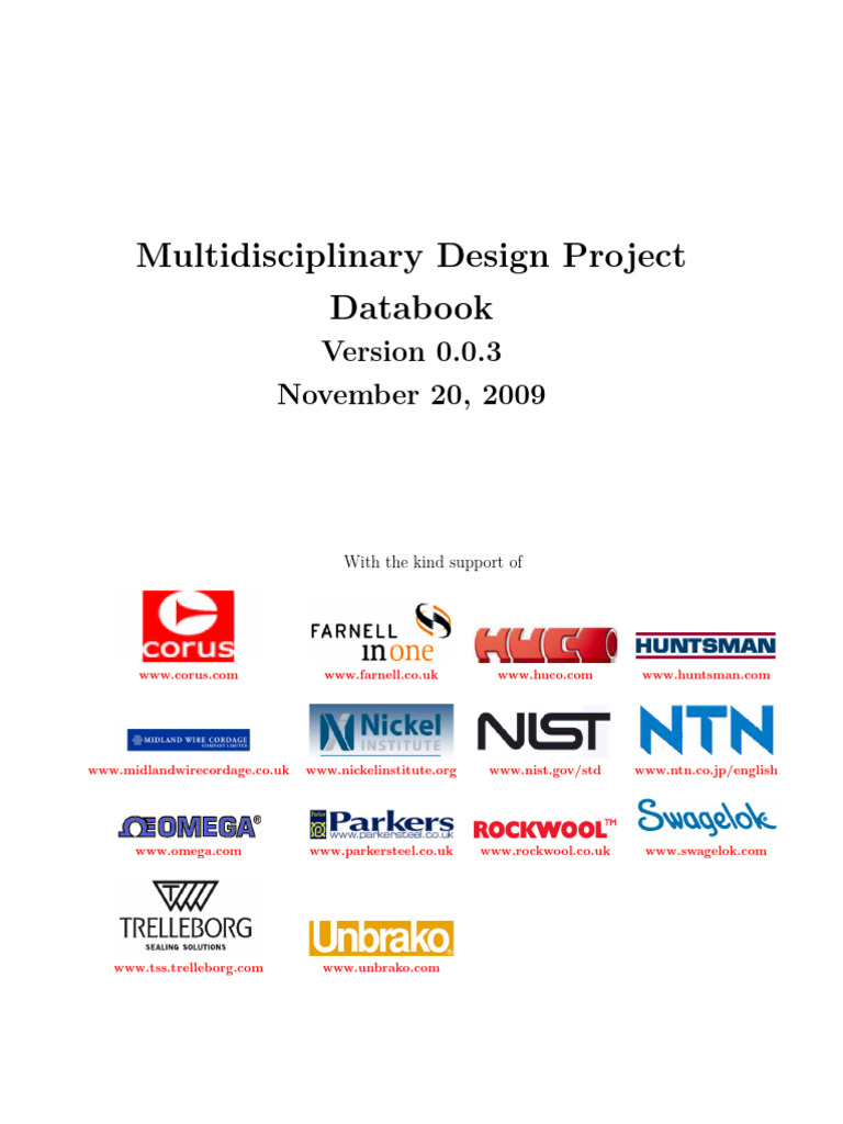 Data Book | PDF | Chemical Elements | Sets Of Chemical Elements