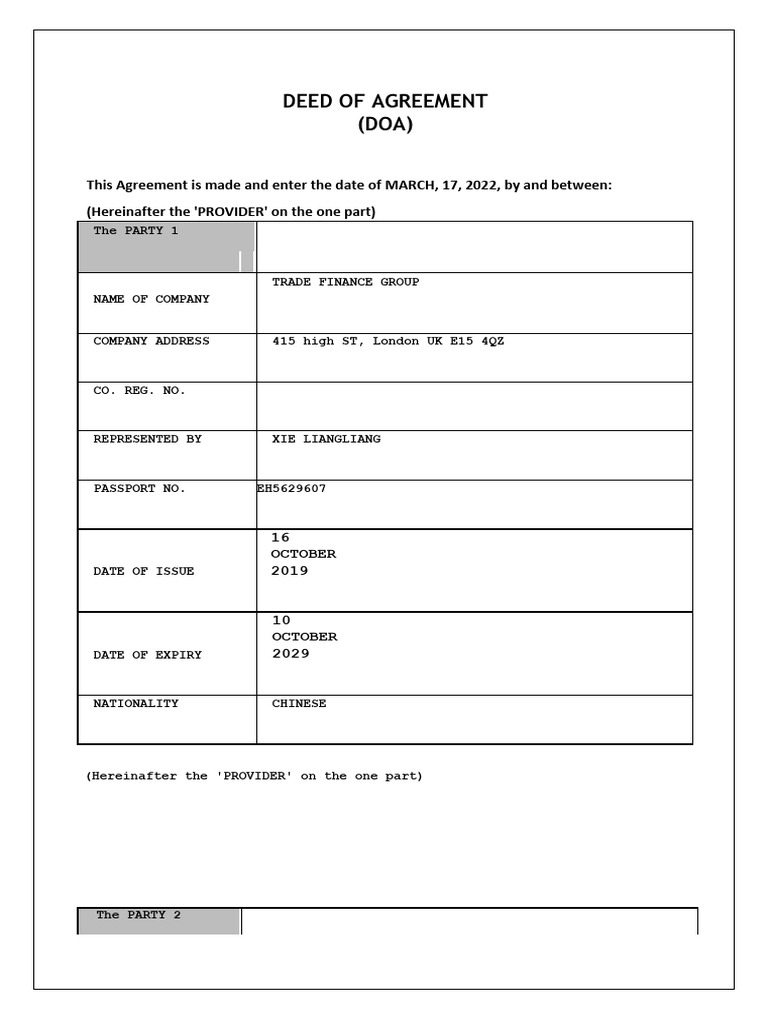 2OF2 | PDF | Letter Of Credit | Business