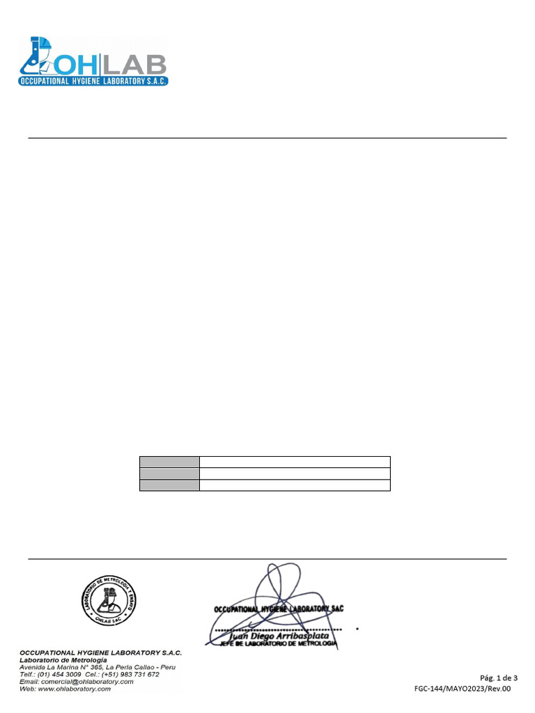 Dosimetro Oh-021 | PDF | Calibración | Metrología