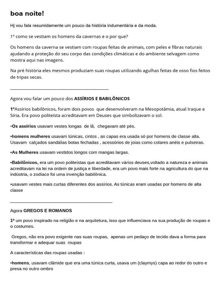 Cópia De Boa Noite Pdf Pdf Roupas